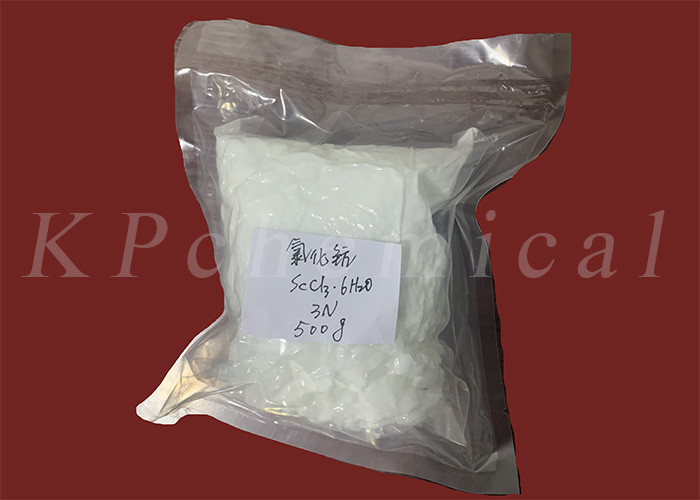 Scandium chloride Hydrate ScCl3 6H2O CAS 20662-14-0 For Chemical Reagents